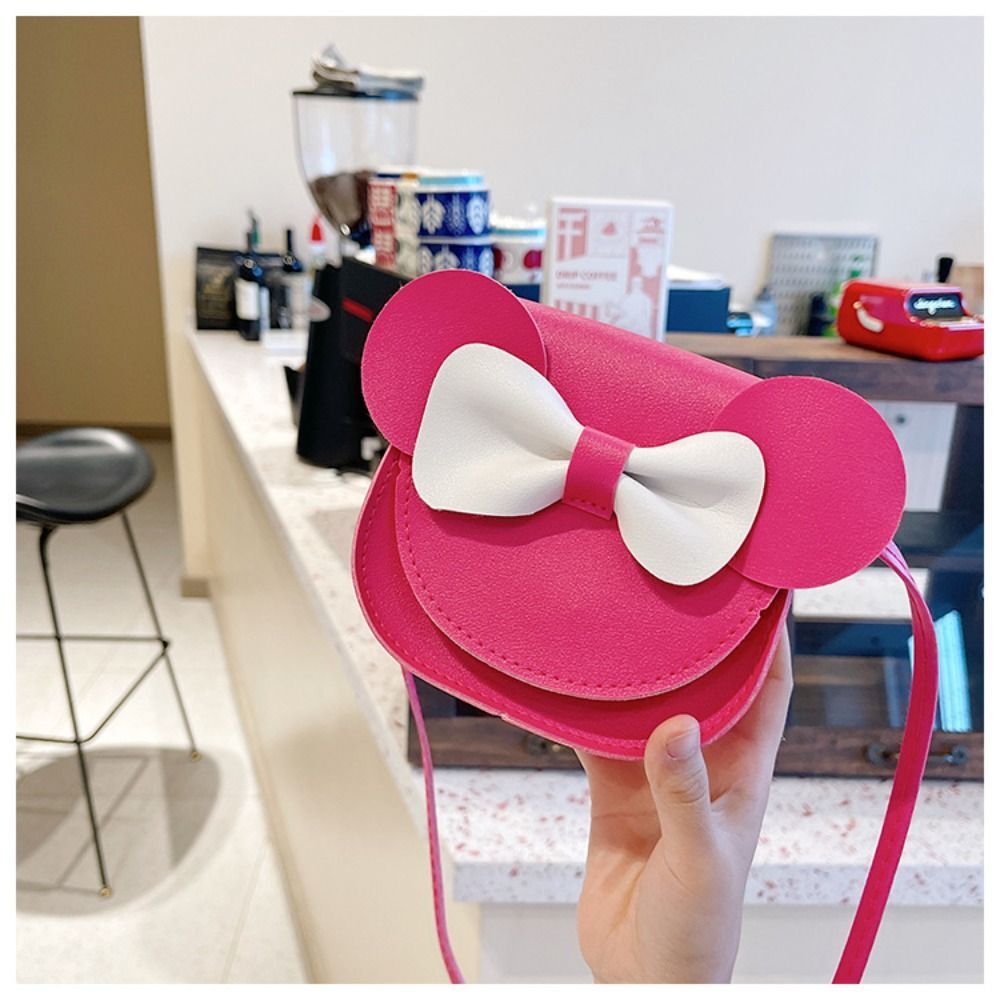 with Mouse Ear Small Satchel Bowknot Handbags Cute Coin Wallets Little ...