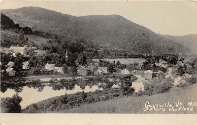 J8/ Gaysville Vermont RPPC Postcard c1920s Before the Flood Disaster 98 ...