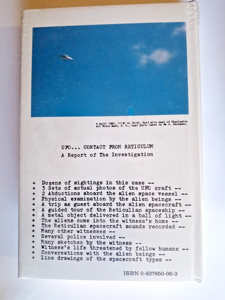 UFO.....Contact from Reticulum by Steven Herrmann | eBay