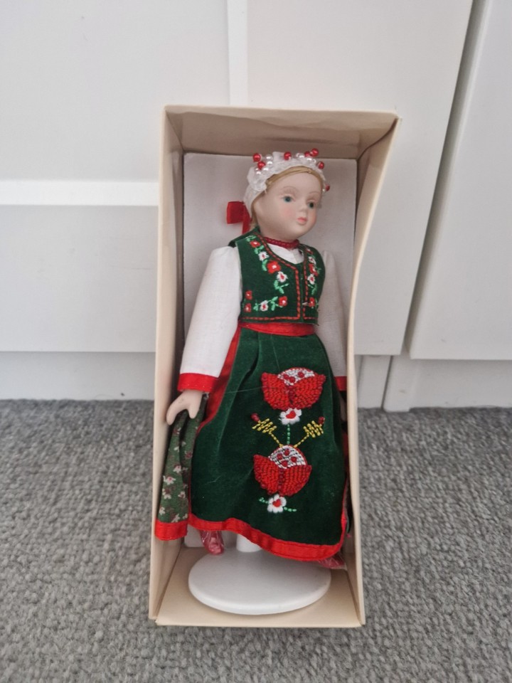 New Porcelain Doll Atlas in Traditional Hungarian Costumes | eBay UK