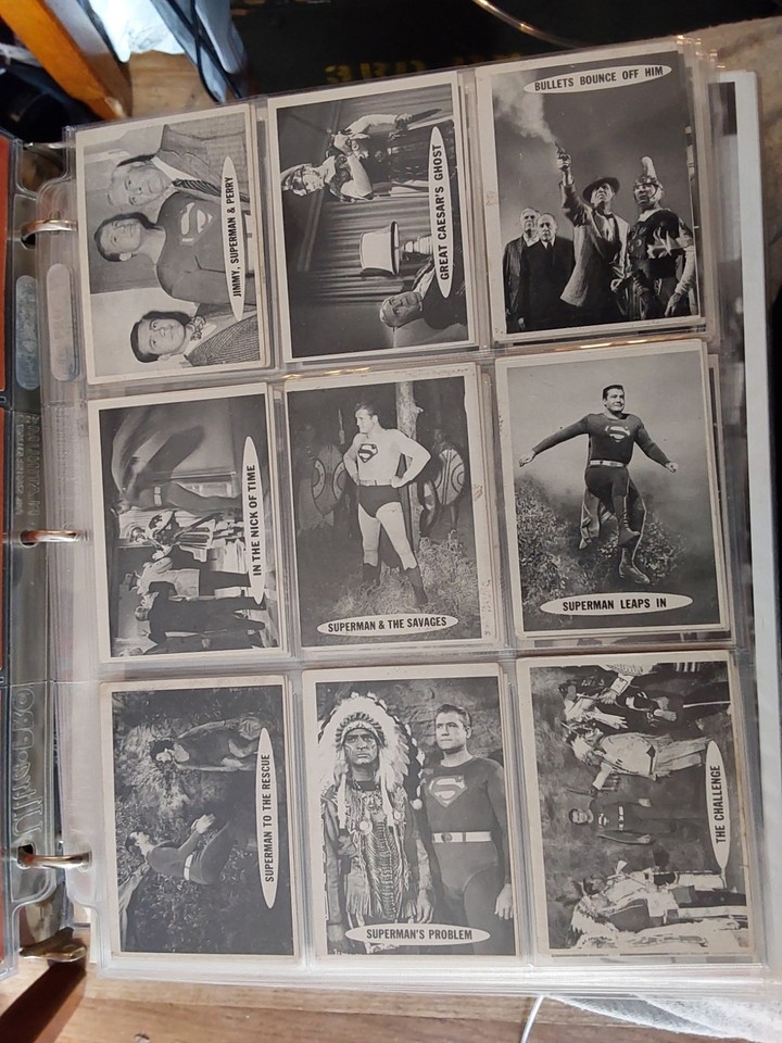 Superman (George REEVES/ Christopher Reeves) Cards, Photo (8 × 10 ...