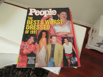 People Magazine Dec 16 1991 The Best and Worst Dressed of 1991 Madonna ...
