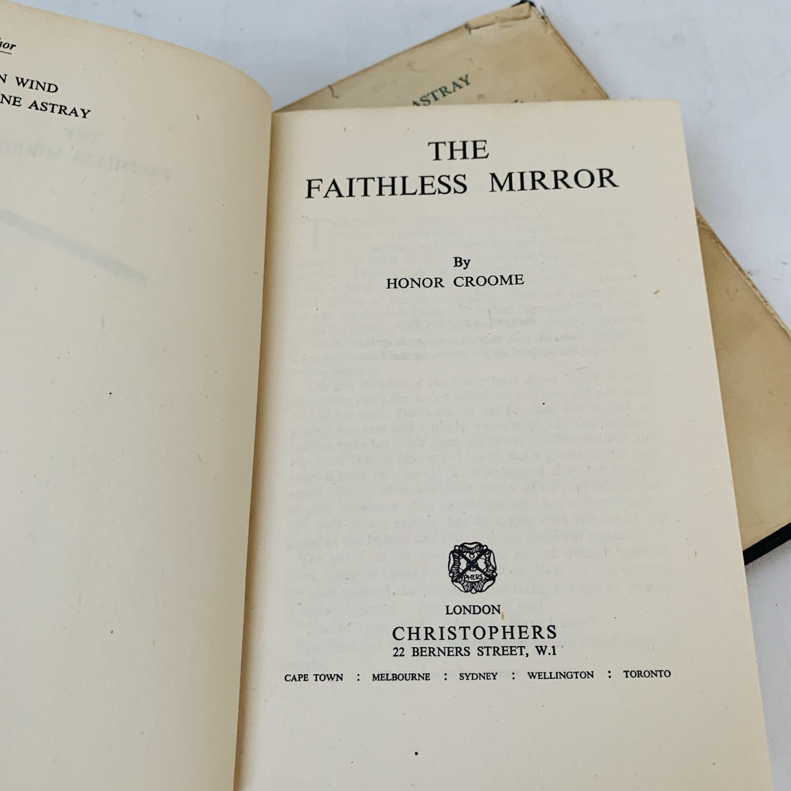 1940s Vintage English Novels by Honor Croome Youve Gone Astray ...