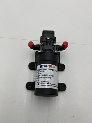 Starflow FLO-2202 Professional Grade Pump 12 V 1GPM RV Boat Pump Self ...
