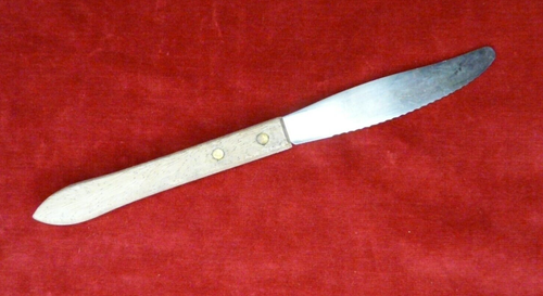Vintage Ekco Forge Steak Knife Stainless Serrated Edge USA 3 5/8" blade ...