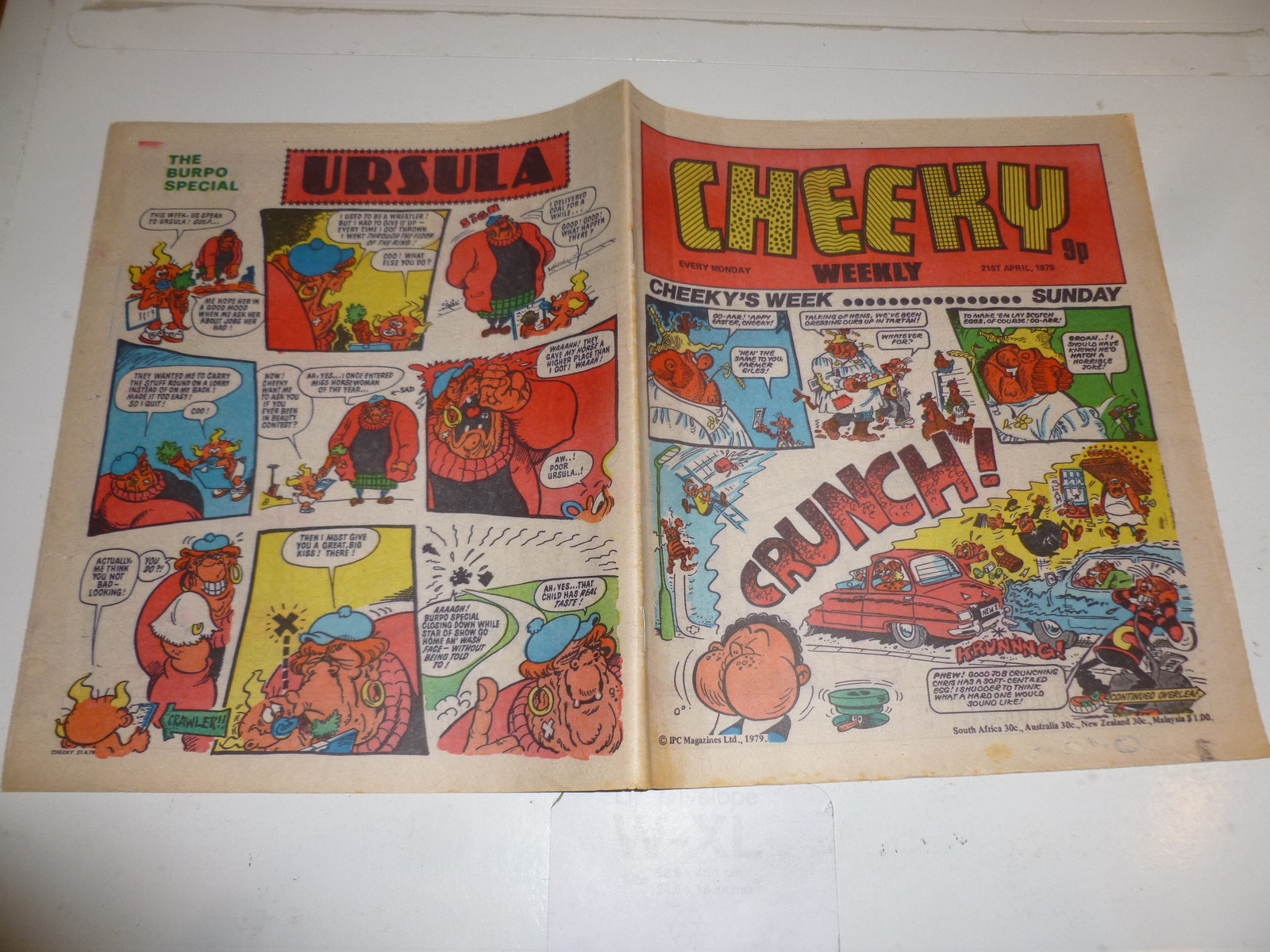 CHEEKY Comic - Date 21/04/1979 - UK Paper Comic | eBay