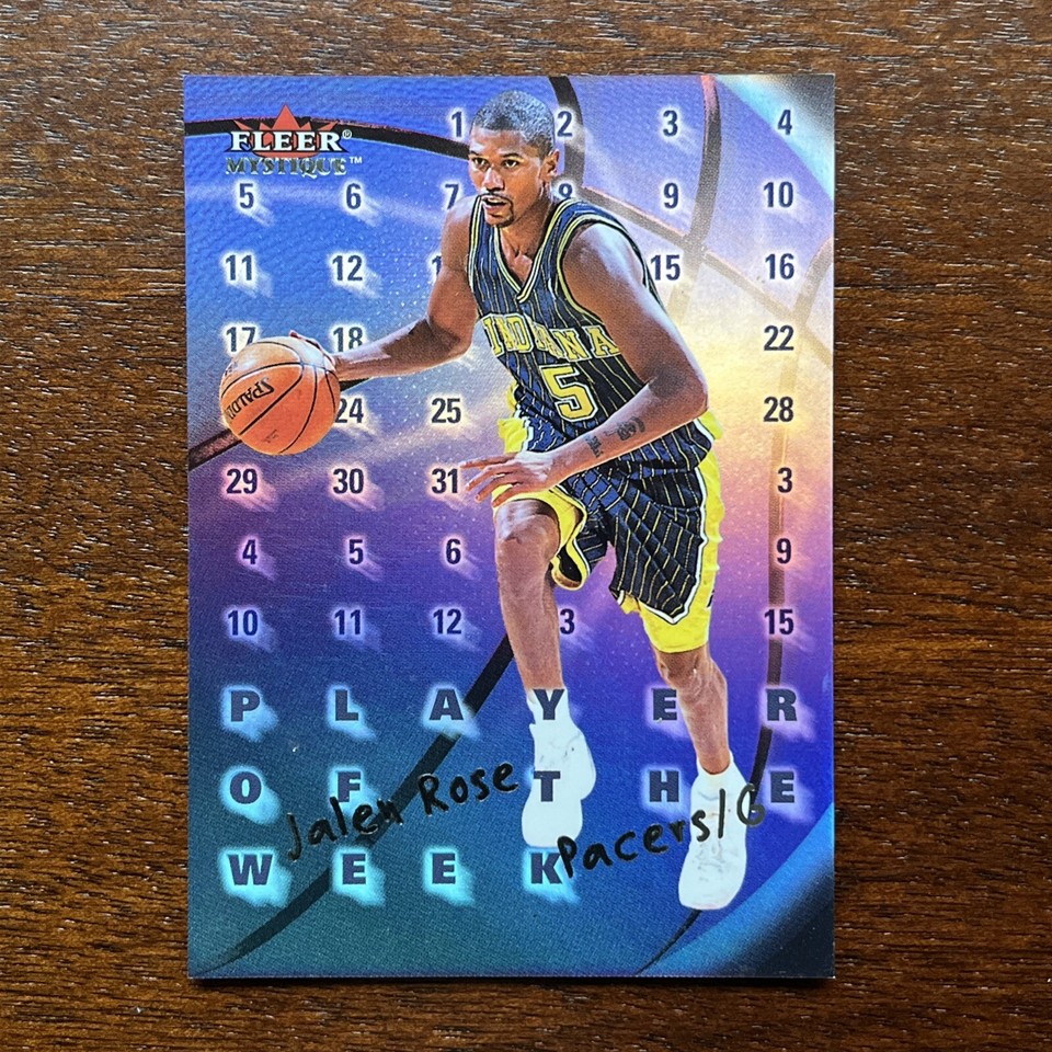 (3) Jalen Rose Inserts Fleer Mystique Dial 1 Player Week TSC Welcome ...