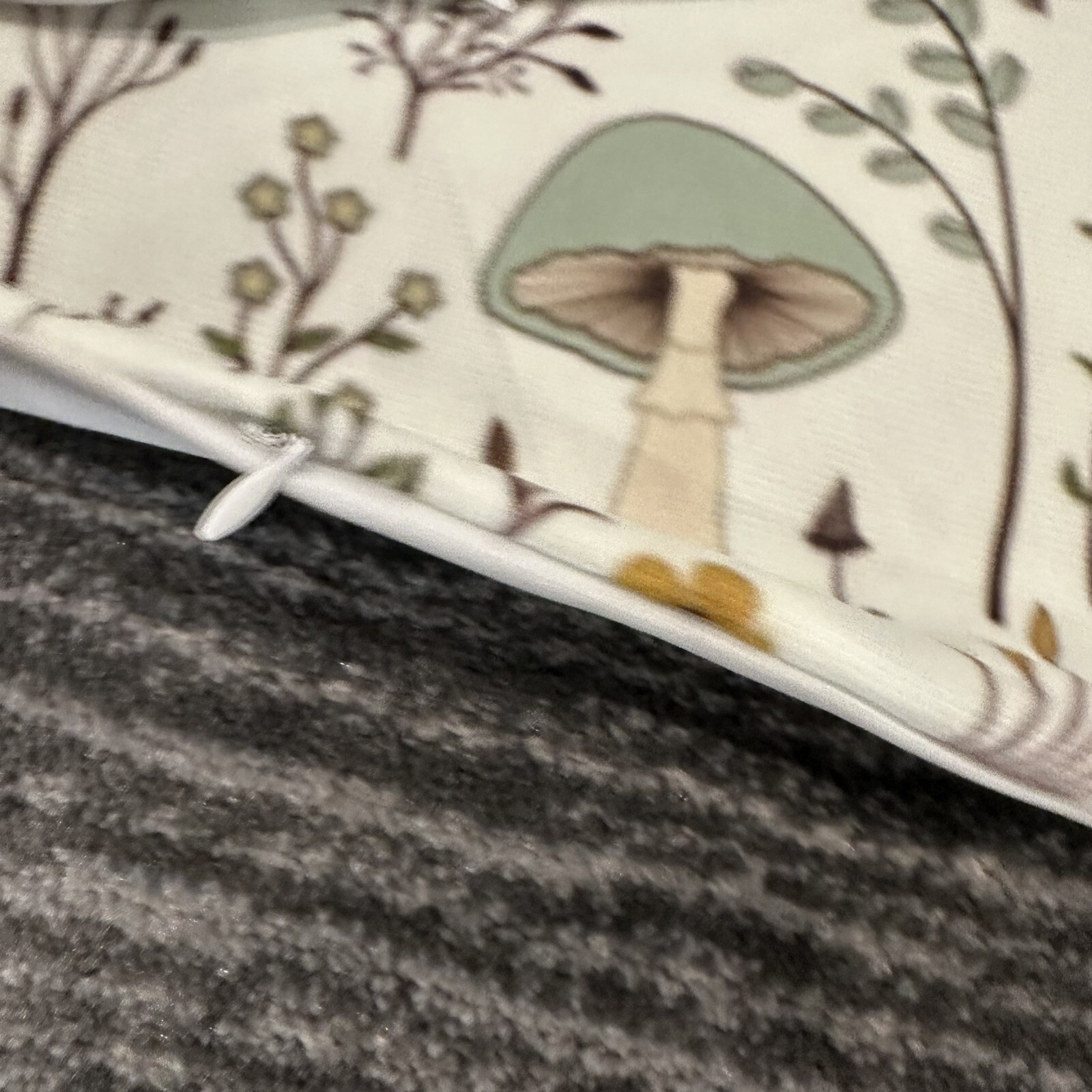 Throw Pillow Cover Set Of 2 Mushrooms Retro Mush Cute Summer Decor ...