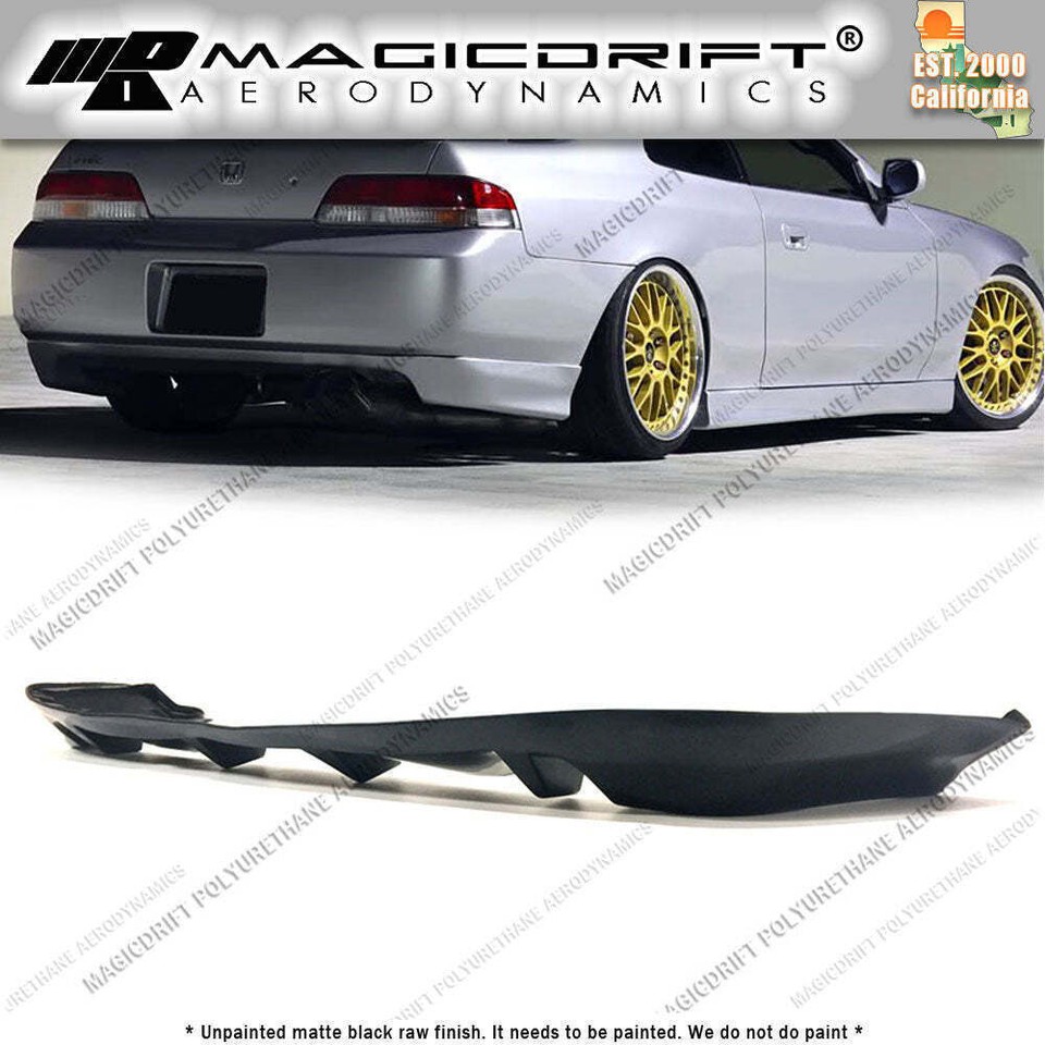 For 97-01 Honda Prelude BB6 MUGEN MUG Style Rear Bumper Lip Lower ...