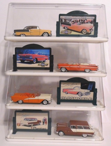 Diecast Fabulous '50s" Lot of 4 Cars + Road Signs + Display Cases 1/43 ...