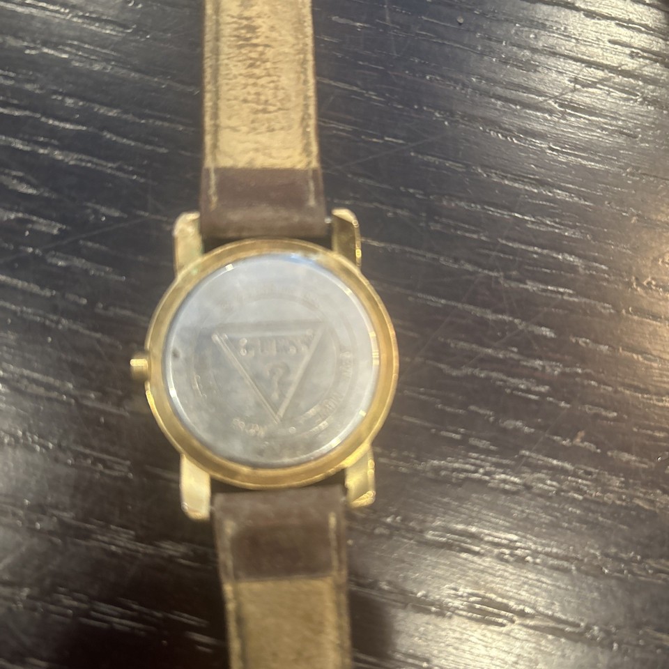 Vintage 1990’s Guess Watch Needs Battery Gold Tone Woman’s | eBay