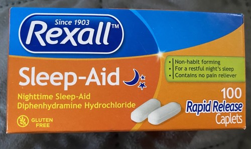 Rexall Rapid Release Sleep Aid Caplets (100 ct) | eBay