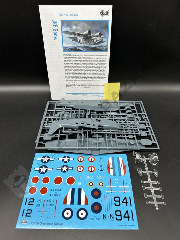 Sword 1/72 SW72156 JRF Goose USAAF/RCAF/JMSDF/Aéronavale (ships to USA ...