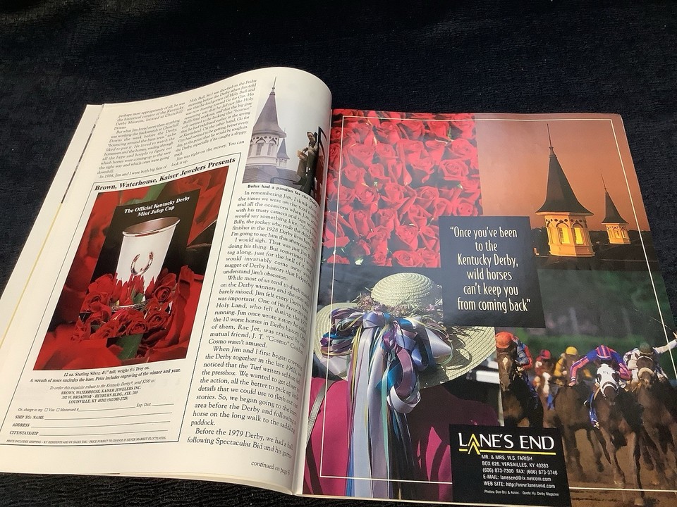 1998 Kentucky Derby #124th Official Program Churchill Downs May 2, 1998 ...