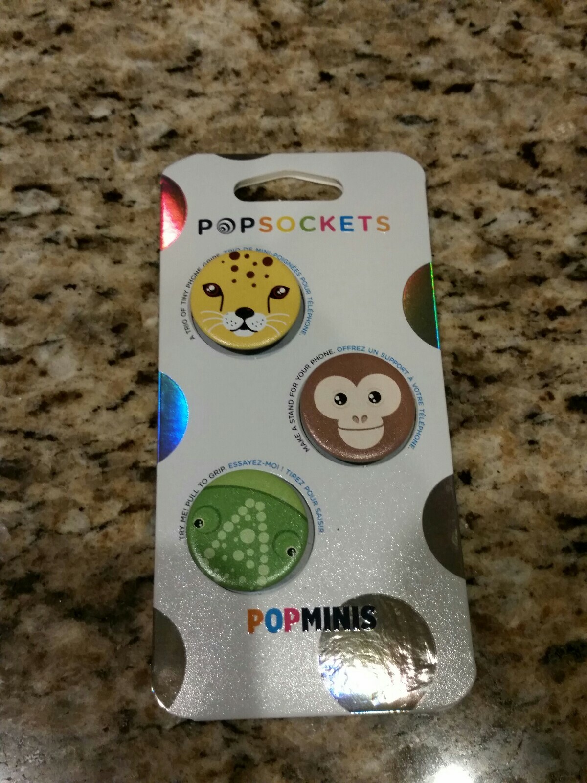 Popsockets Popminis Wild Side Emoji Animals Phone Grip Stand Holder ...