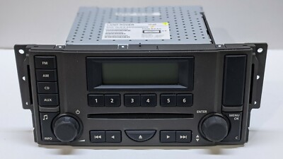 2005-2009 LAND ROVER LR3 AM/FM RADIO STEREO RECEIVER 6 DISC CD CHANGER ...