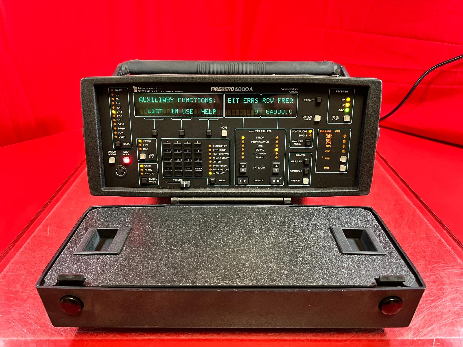 TTC/Acterna 6000A Fireberd Opt. 6005, 6004 Communications Analyzer, SN ...