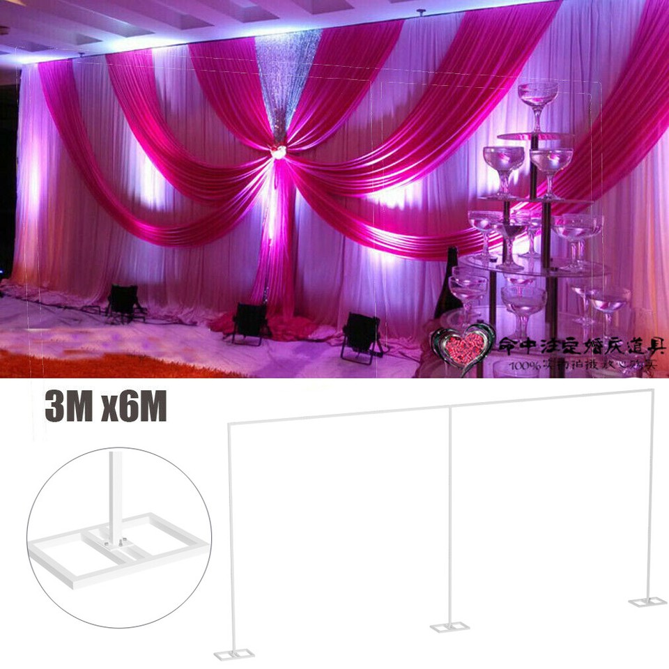 Extra Large Adjsutable 10x20FT Wedding Backdrop Stand Heavy Exhibition ...