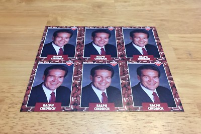 RALPH CINDRICH LOT OF 6 FOOTBALL CARDS NFL AGENT HOUSTON OILERS ...
