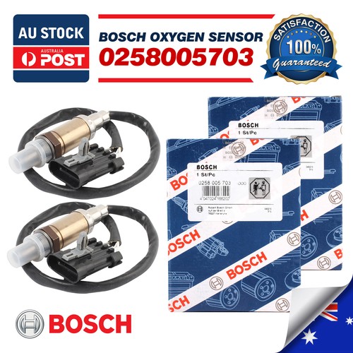 2x NEW BOSCH OXYGEN SENSORS For Holden Frontera UT X22SE 6VD1 Engine 2 ...