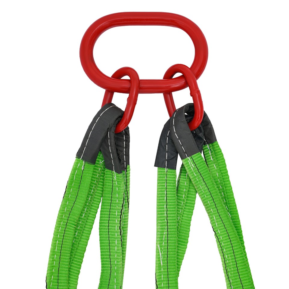 Lifting Chain 4Leg*2.17In*4.92Ft SWL 13227.74lbs Chain Sling W/ 4Hooks ...