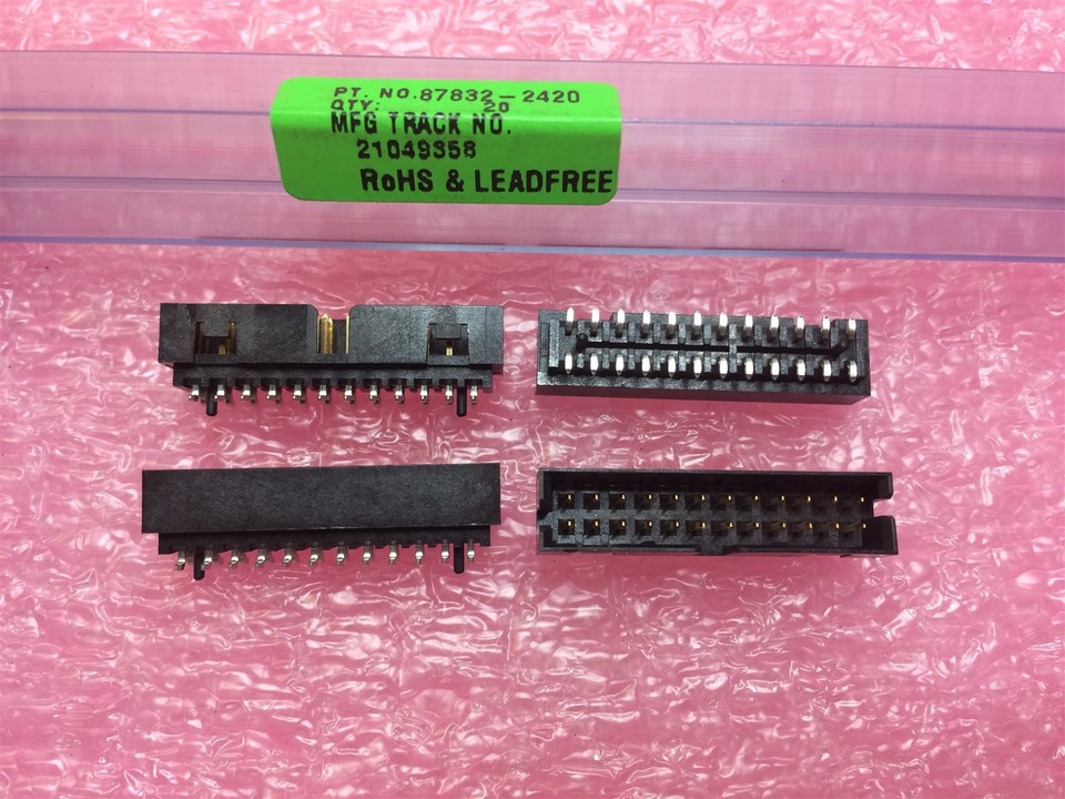 87832-2420 MOLEX CONN HEADER 24POS 2MM VERT SMD 5 PIECES | eBay