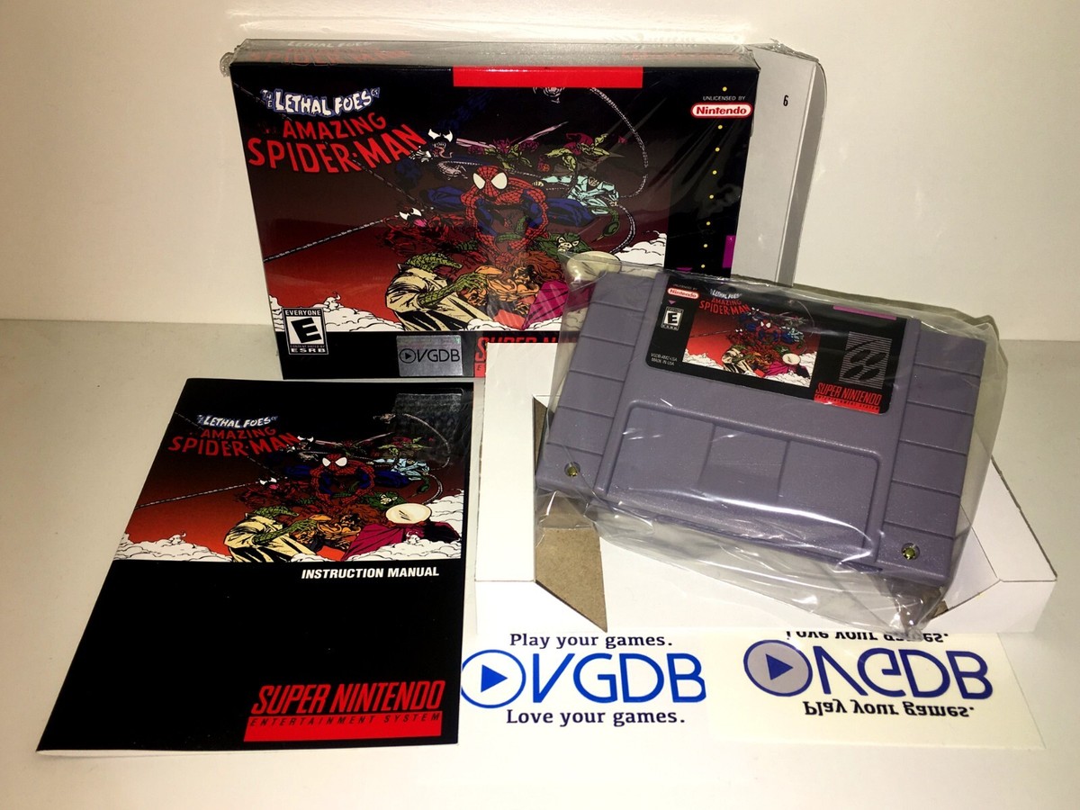 Spider Man Super Nintendo Games GamePro Video Game Magazine August