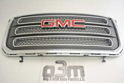 2013-2017 GMC Acadia Denali SLT-1 Front Grille Chrome and Black new OEM ...