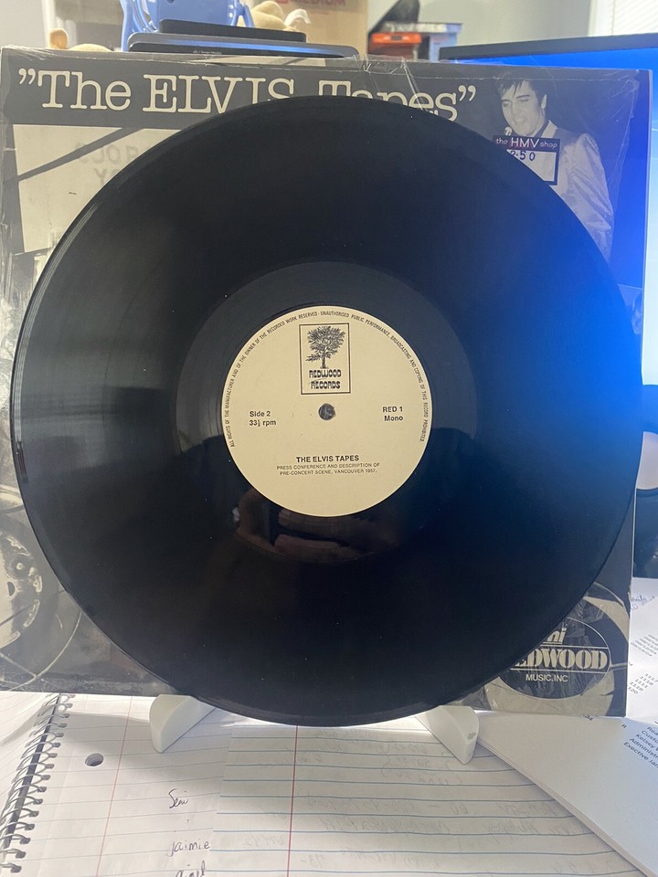 Elvis Presley The Elvis Tapes Redwood Records 1977 Mono Non-Music Red ...