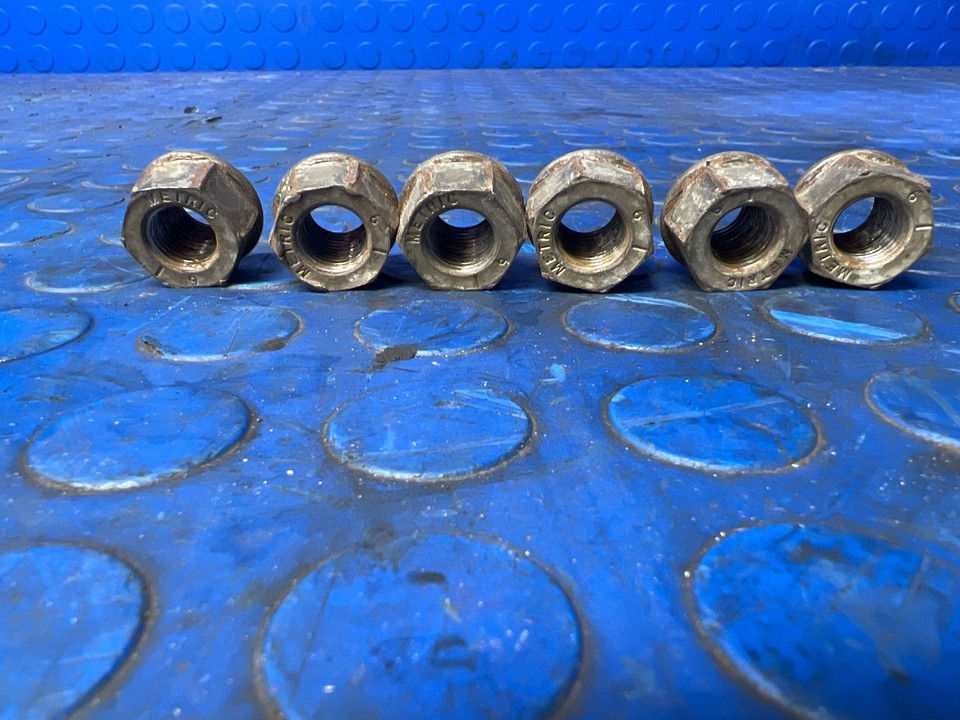 6 OEM FACTORY Lug Nuts Sierra Silverado 14x1.5 Tahoe Escalade OEM ...