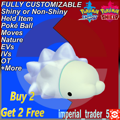 Pokémon Sword And Shield Shiny Snom W Best 6iv Customizable Ebay