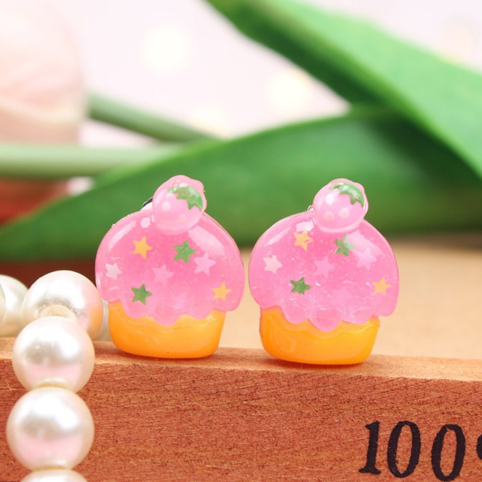 2 Pieces Cartoon Ear Clip Decoration for Girls Cute Accessories Clips ...