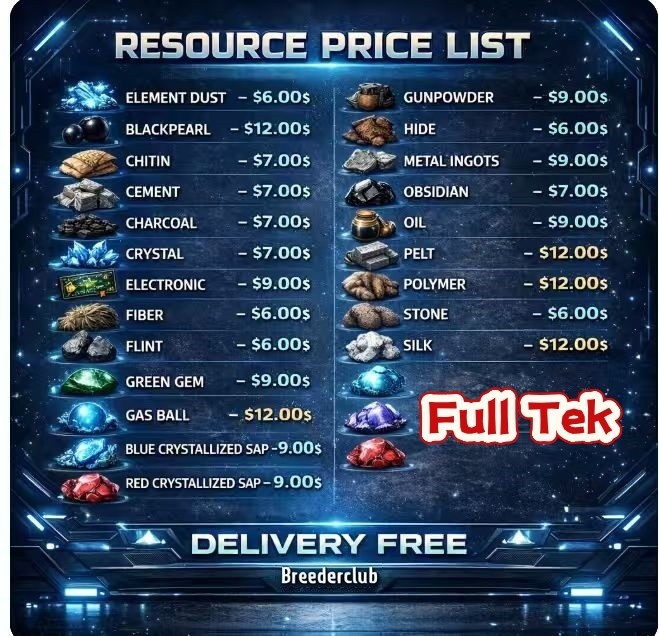 Dust 6$=1.8M Ark Survival Ascended PVE Full tek 1.8 M Element dust ...