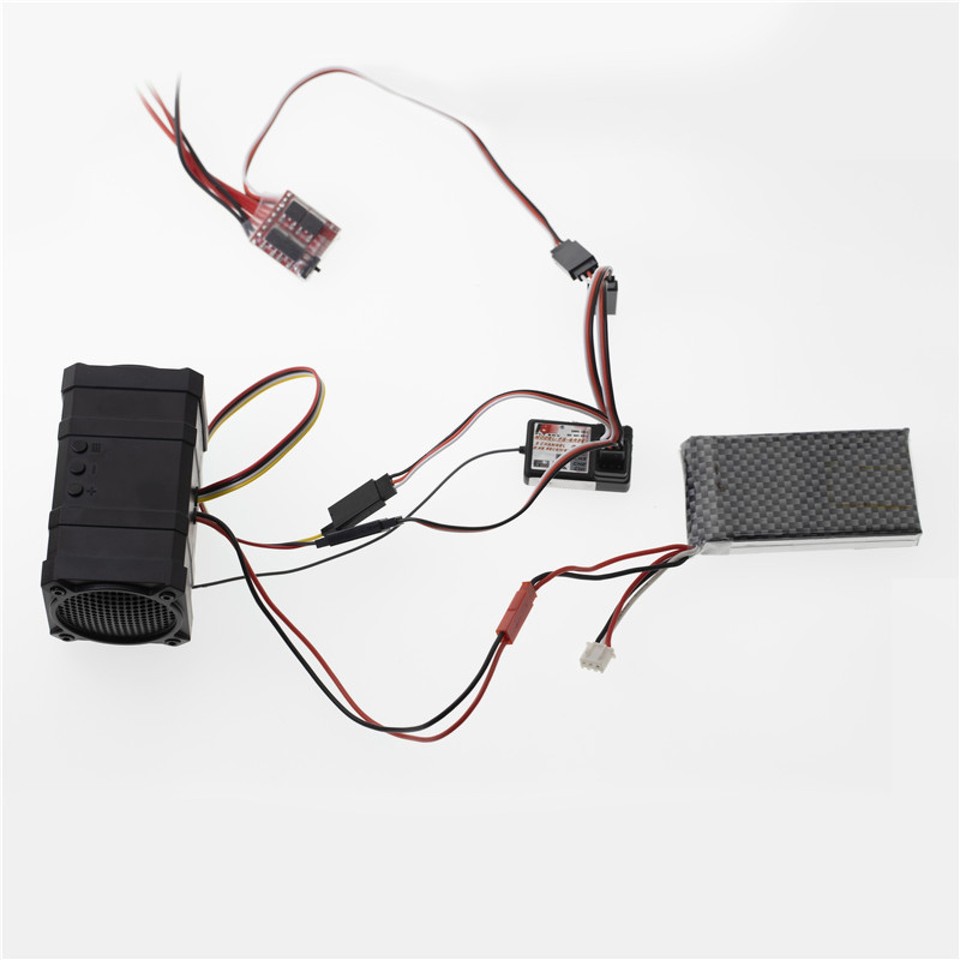 10 Sound Effects Dual Channel RC Car Engine Sound Simulator System ...