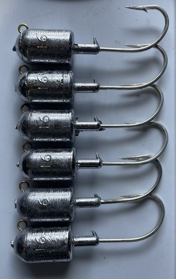 16oz Bullet head Jig bundle (6 Per Pack) 12/0 Hook! | eBay