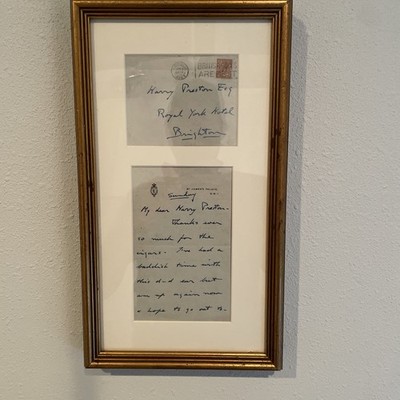 Museum Quality Framed King Edward the Eighth VIII Signed Personal ...