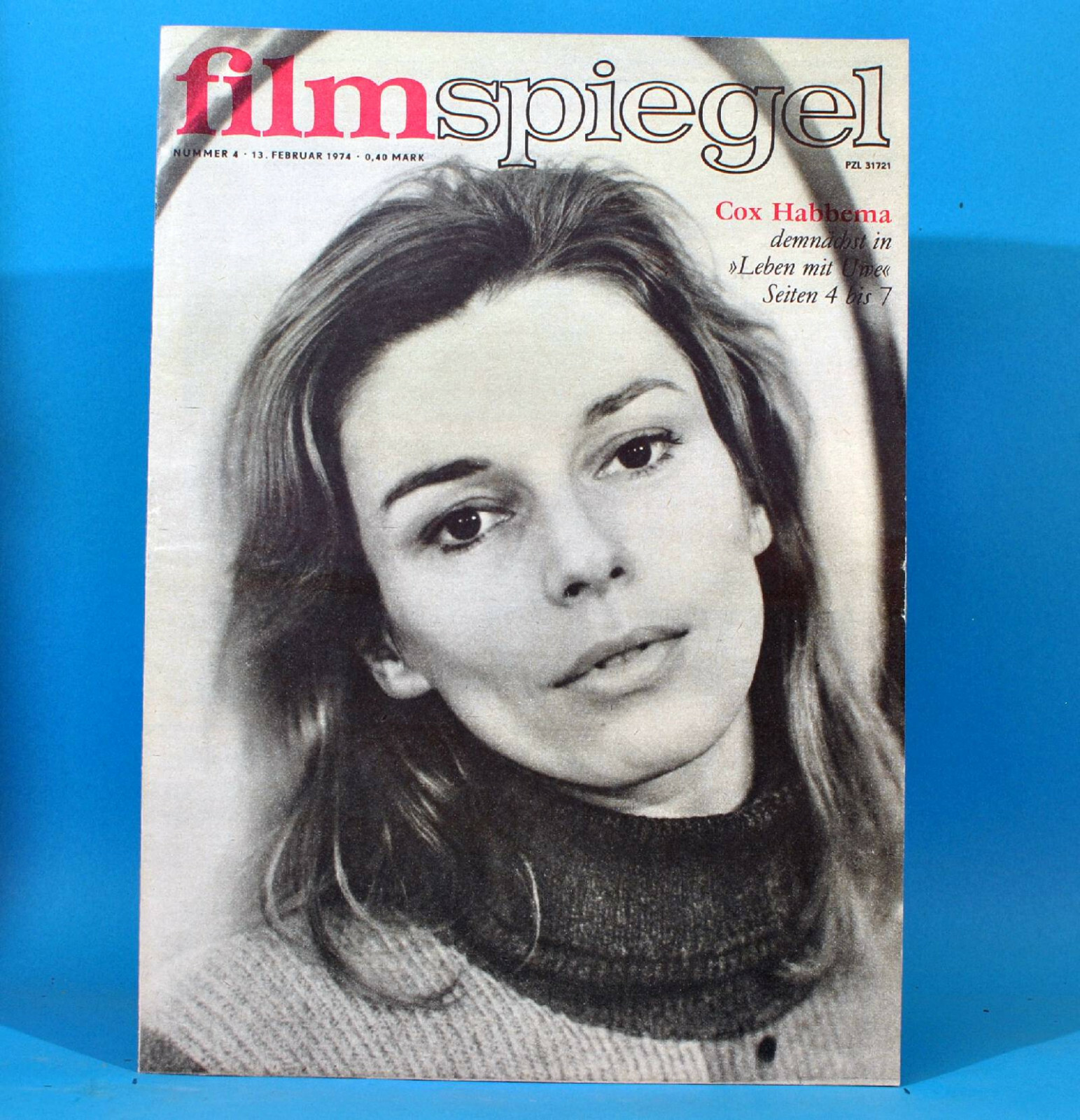 DDR Filmspiegel 4/1974 Gojko Mitic Cox Habbema Eberhard Esche Sannikow ...
