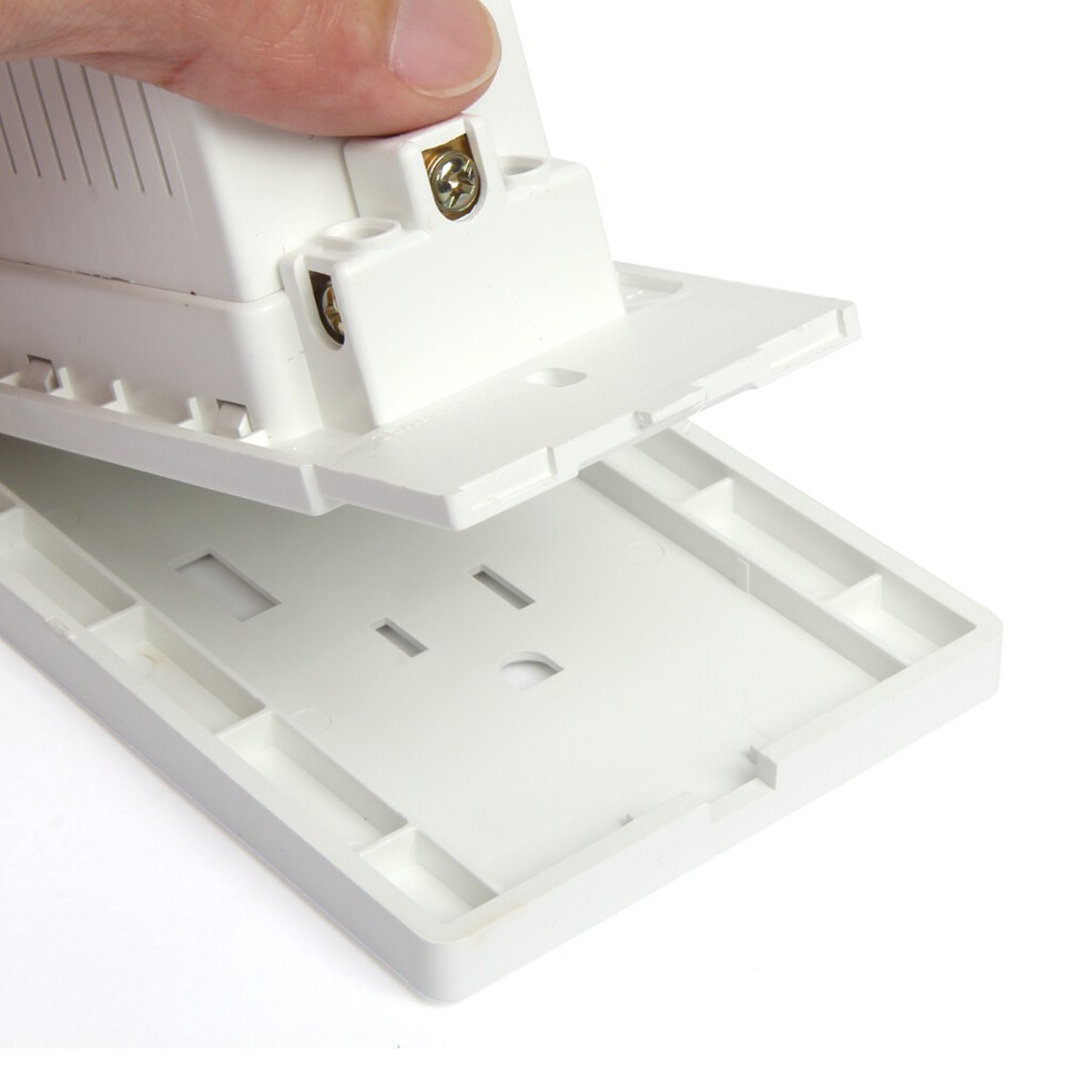 Dual Wall Outlet with USB Ports Charger AC Power Receptacle Plate Panel ...