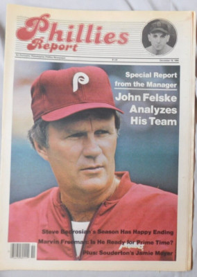 John Felske Phillies Report - Dec 18 1996 | eBay