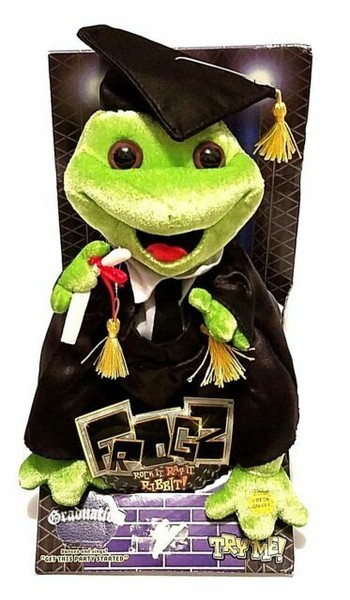 2007 Gemmy Frogz Graduation Get This Party Started Singing Dancing Vtg ...