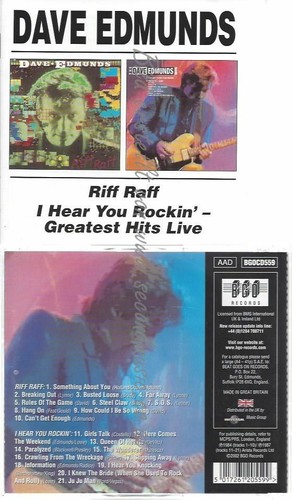 CD-- HEAR YOU ROCKIN'/ DAVE EDMUNDS | --RIFF RAFF | eBay