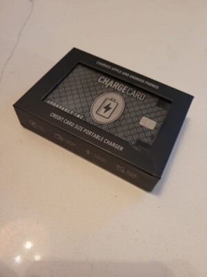ChargeCard Ultra:Thin Credit Card Size Portable Charger 2300mAh (New ...