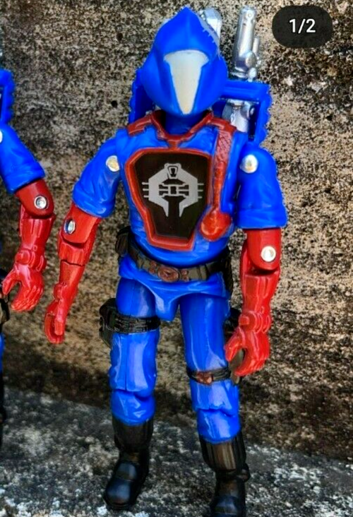 NEW GI Joe BM Vintage Style Cobra BATS B.A.T.S. 1986 ARAH Army Builder ...