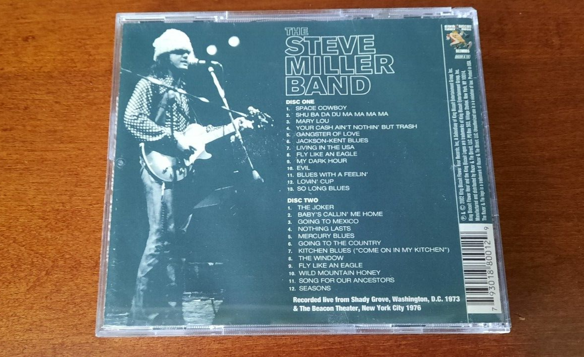 King Biscuit Flower Hour Presents the Steve Miller Band 1973, 1976 (2CD) AA146 | eBay