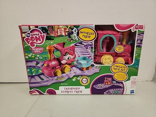 Hasbro My Little Pony Friendship Express Train W/ Pinkie Pie Factory ...