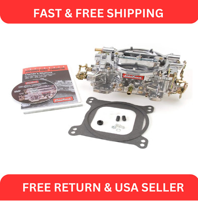 Edelbrock 1407 Performer 4 Barrel Carburetor, 750 CFM, Manual Choke | eBay