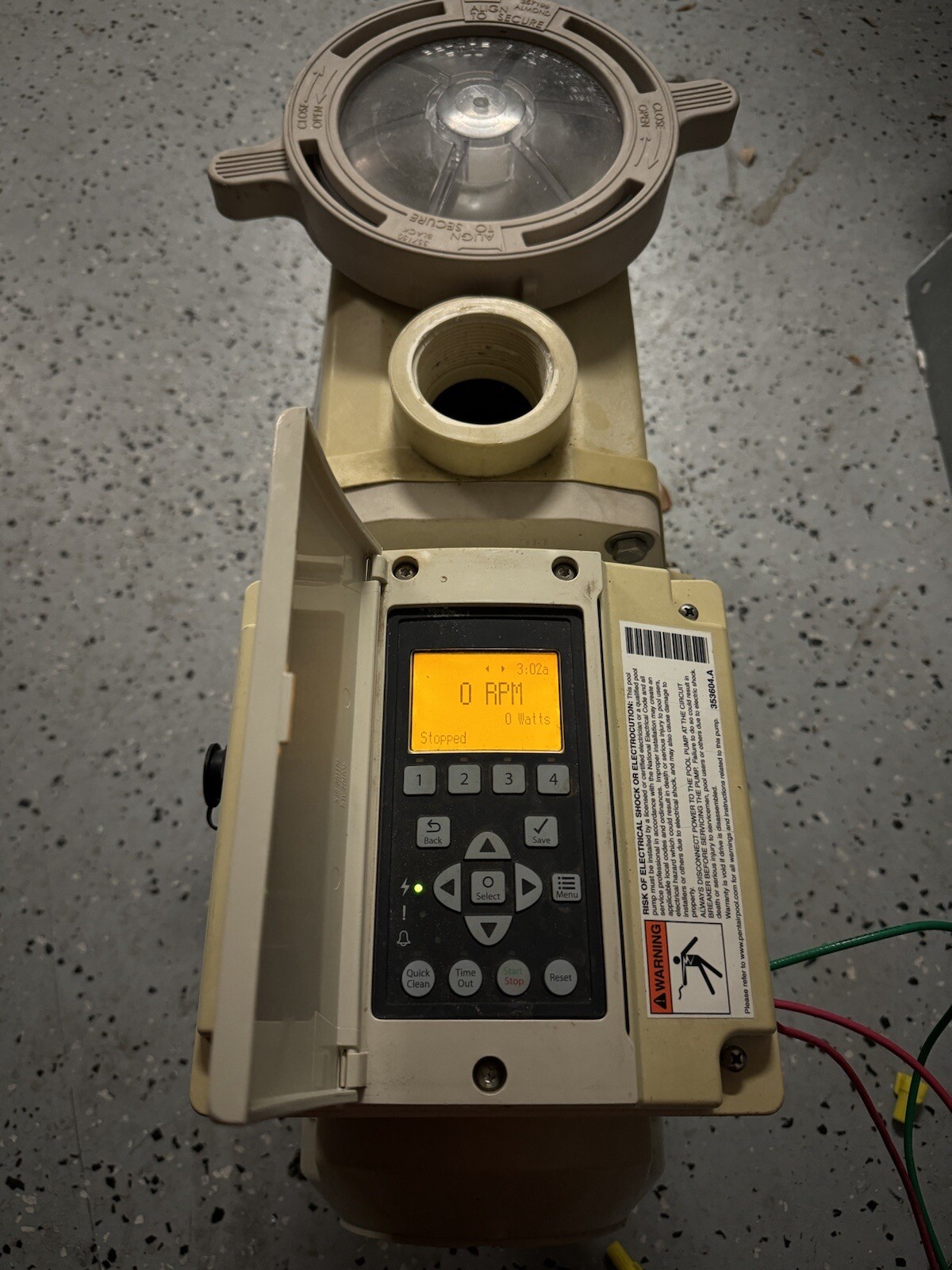 Pentair IntelliFlo VSF 011056 3HP Variable Speed Pool Pump 788379861506 ...