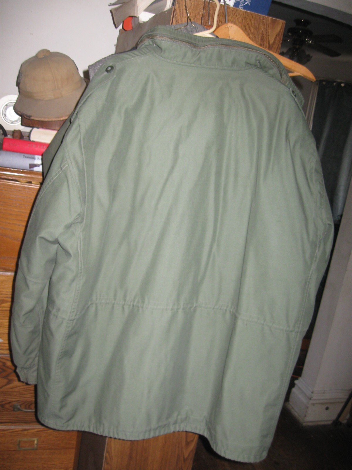 Olive Drab Vintage M-65 Military Field Jacket with Li… - Gem