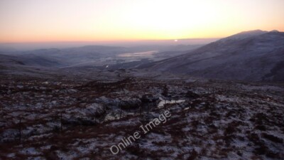 Photo 6x4 Moorland slopes of Cairn Eididh towards Loch Carron Coulags ...