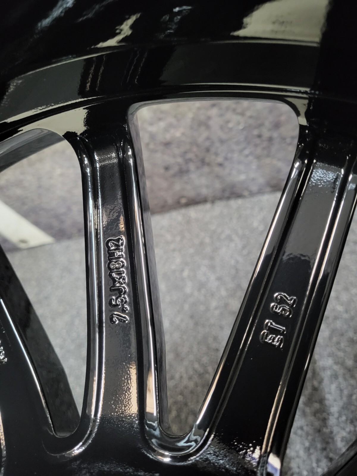 1764010200 AMG MERCEDES 176 A-class 14 Spoke Alloy Wheel 7.5 X 18" Et52 ...